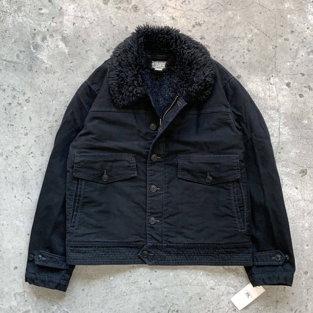 【未使用】Lサイズ 22FW RRL フェイク シアリング ラインド ジャケット Double RL ダブルアールエル ラルフローレン デッキジャケット ボア ランチの落札情報詳細 ...