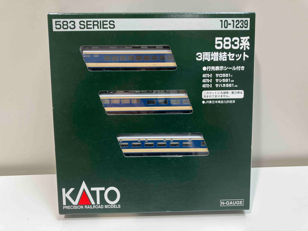 【やや傷や汚れあり】Nゲージ KATO 10-1239 583系寝台特急電車 3両増結セット サロ581・サシ581・サハネ581 カトーの落札情報詳細 - ヤフオク落札価格検索 オークフリー