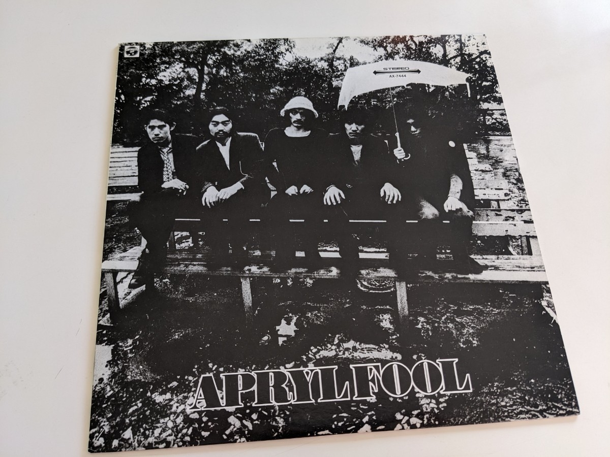 【やや傷や汚れあり】激レア 88年再発 stereo LP THE APRYL FOOL (細野晴臣 松本隆 小坂忠 柳田ヒロ 菊池英二 ...