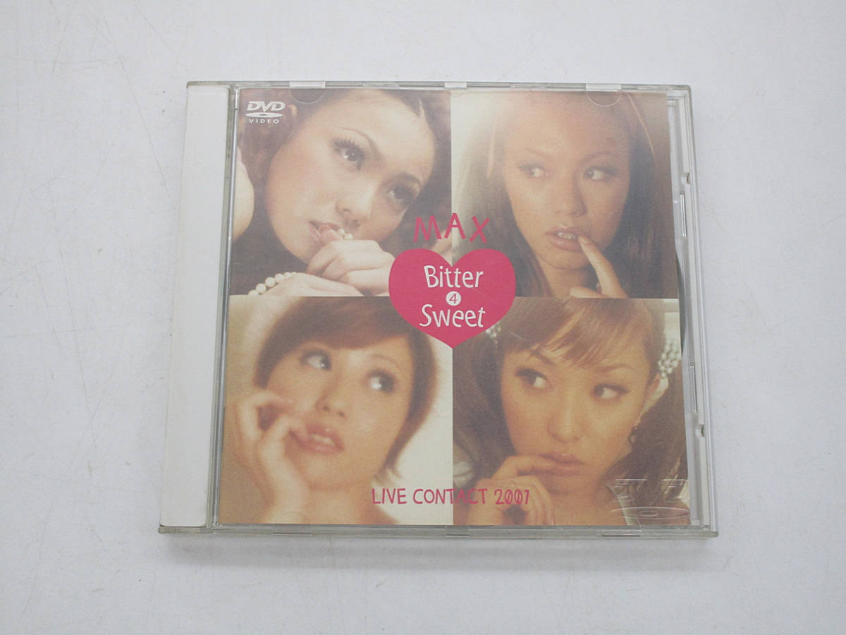 【目立った傷や汚れなし】帯付き【DVD】MAX Bitter 4 Sweet LIVE CONCERT 2001 ライヴ・コンサート AVBD91063の落札情報詳細 - Yahoo ...