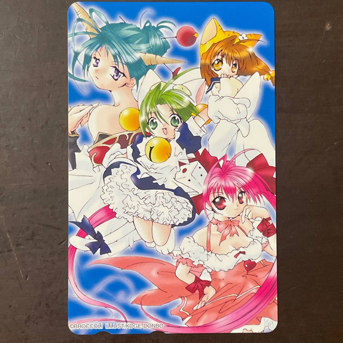 【未使用】e5 未使用テレホンカード ブロッコリー デジキャラット 集合 Broccoli コレクター放出品 二次元 アニメ 漫画 ゲーム