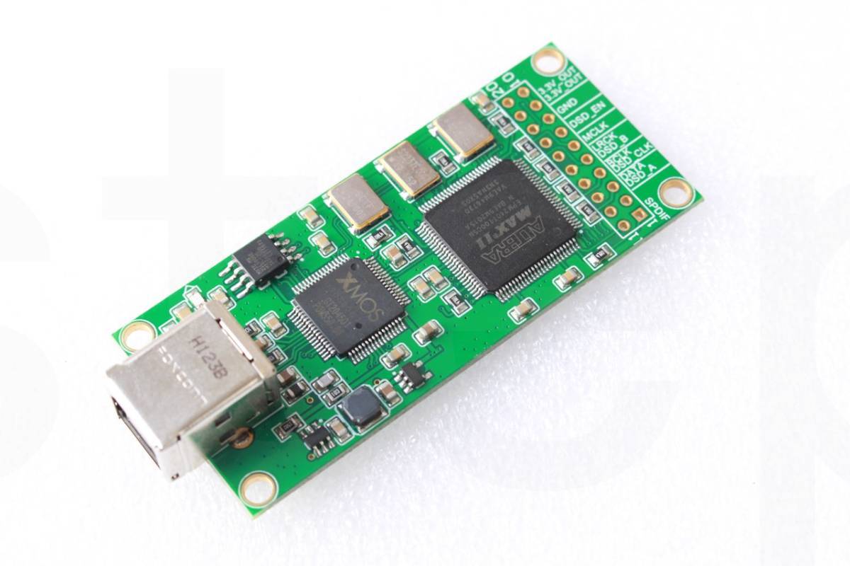 【未使用に近い】送料200円 XMOS XU208 CPLD I2S接続 USB DDC PCM384K DSDnative SPDIF Dop64対応 Amanero規格準拠 ...