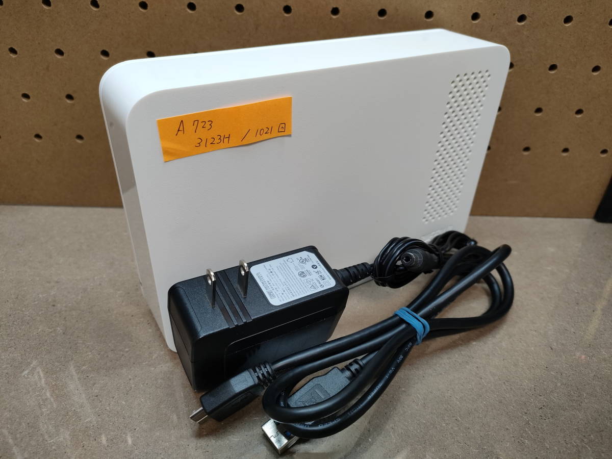 【目立った傷や汚れなし】【A723】Buffalo製 USB外付HDD 2TB 正常判定品 HD-LC2.0U3 ACアダプタ USBケーブル ...