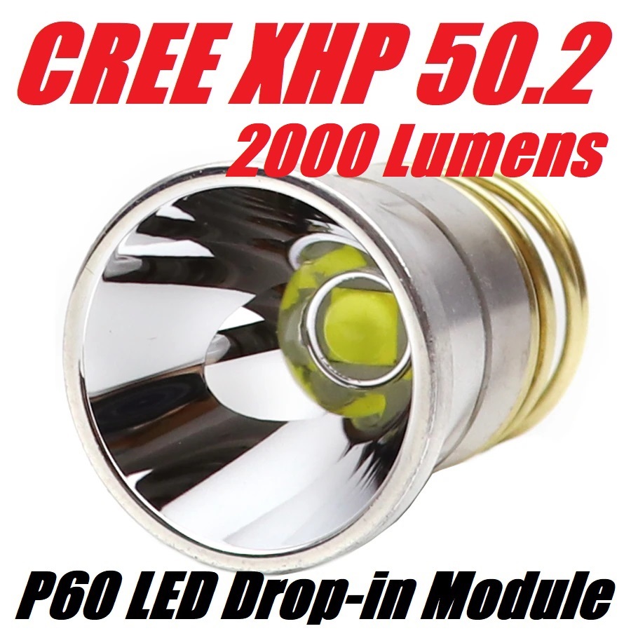 【未使用】Cree XHP 50.2 P60 LED Drop-in Module【新品】バルブ フラッシュ タクティカル ライト ...