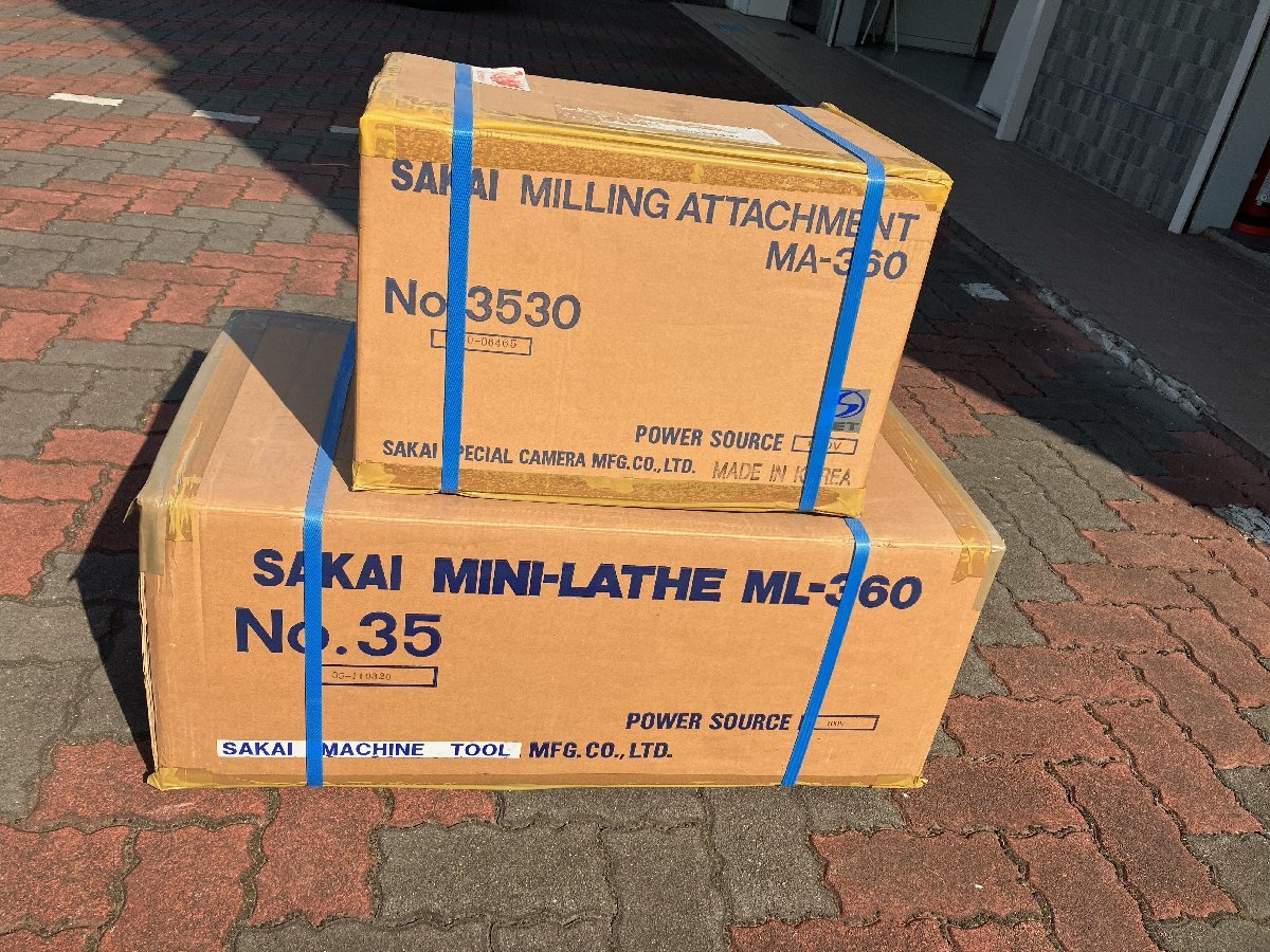 【未使用】【新品未開封】サカイ/SAKAI セット 卓上旋盤ML-360＆ML-360用ミーリングアタッチメント の落札情報詳細 - Yahoo!オークション落札価格検索 オークフリー