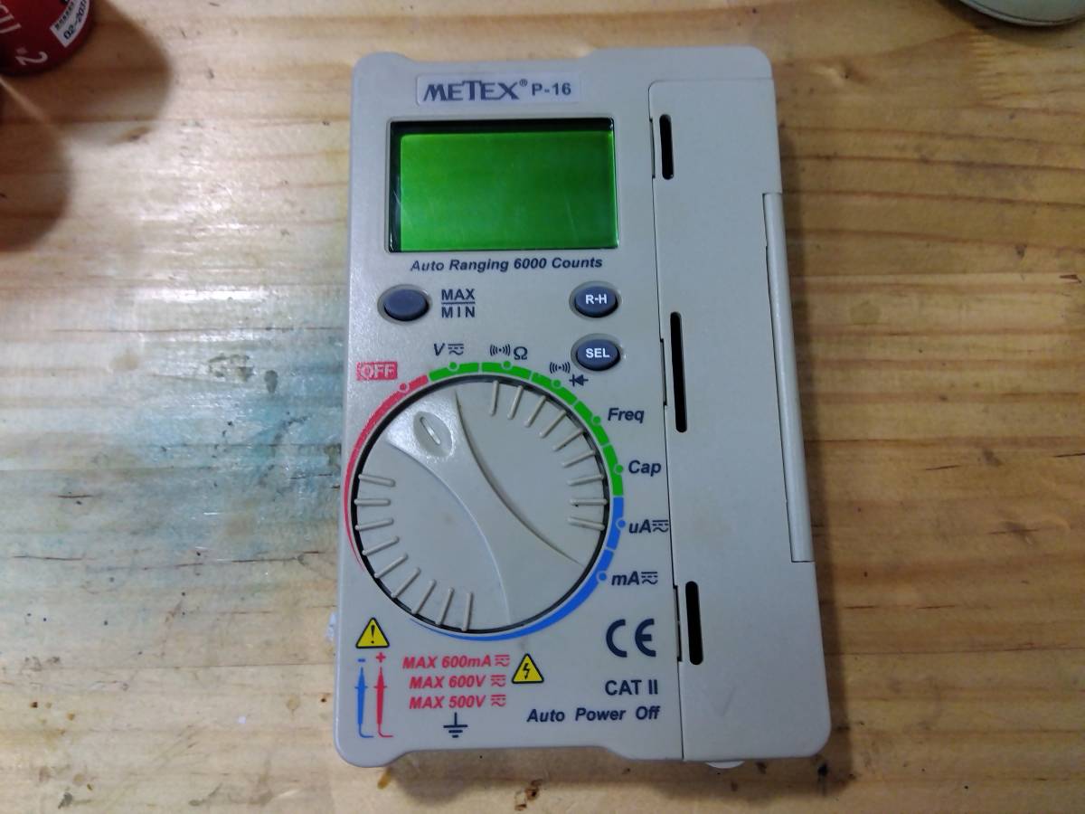 【目立った傷や汚れなし】METEX P-16 デジタルマルチメーター 秋月電子通商 ②の落札情報詳細 - ヤフオク落札価格検索 オークフリー