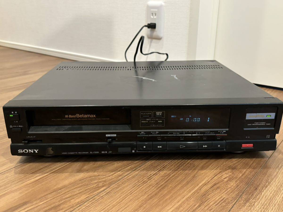 【中古】KM6 ジャンク SONY Betamax ビデオカセットレコーダー/ビデオデッキ SL-6300 通電OKの落札情報詳細 ...