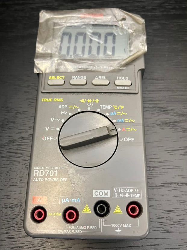 【傷や汚れあり】三和電気計器 SANWA サンワ RD701 デジタルマルチメーター デジタルテスター 抵抗 計測器の落札情報詳細 ...