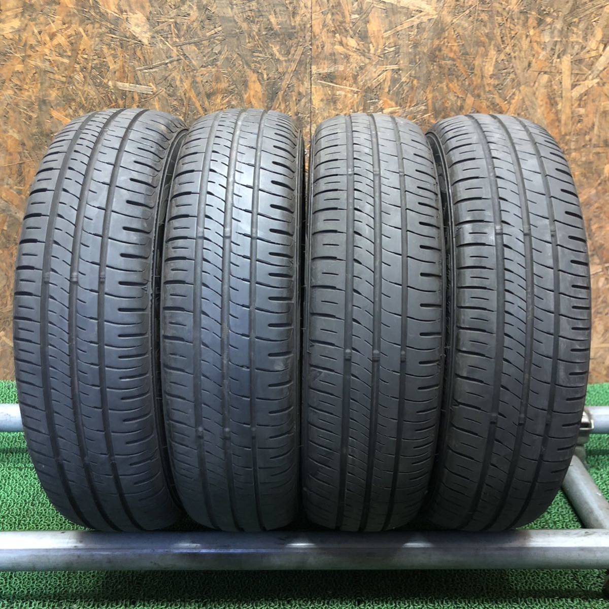 【目立った傷や汚れなし】DUNLOP ENASAVE EC204 155/65R14 75S 極上バリ山4本価格 Y-128 福岡 ★引き取り大歓迎★高年式★1000円スタート★早い者勝ち★の ...