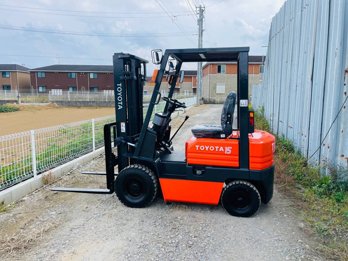 【やや傷や汚れあり】トヨタ(TOYOTA) 1.5t フォークリフト 中古品 5FG15 1,732h ガソリン マニュアル シート新品 リアタイヤ新品下取買取可能 千葉県の落札情報詳細 ...