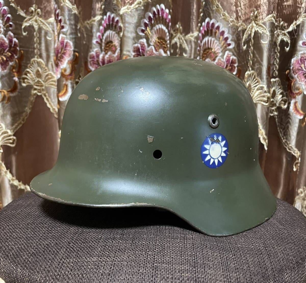 【やや傷や汚れあり】[WW2 国民党軍 鉄帽] M35ヘルメット 国民革命軍 国府軍 青天白日旗 ドイツ軍 日本軍 支那事変 日支戦争 中正式 Kar98k Vz24 タイガー 台湾の落札情報 ...