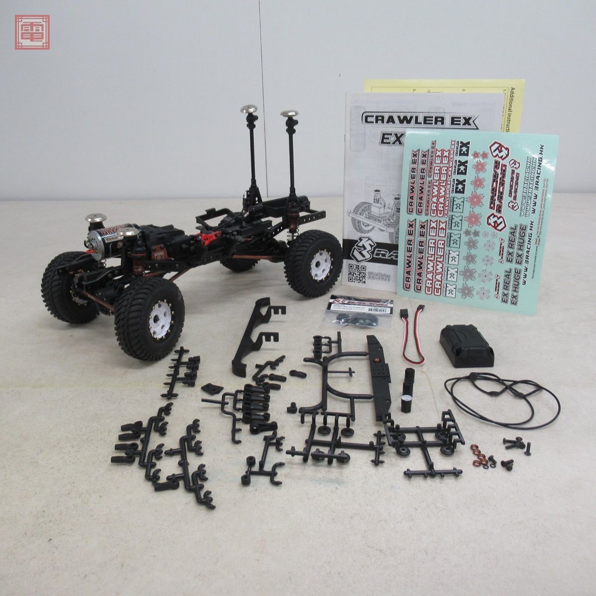 【傷や汚れあり】3RACING EX クローラーEX EX リアル 電動RCカー モーター 搭載 ラジコン EX CRAWLER EX ...