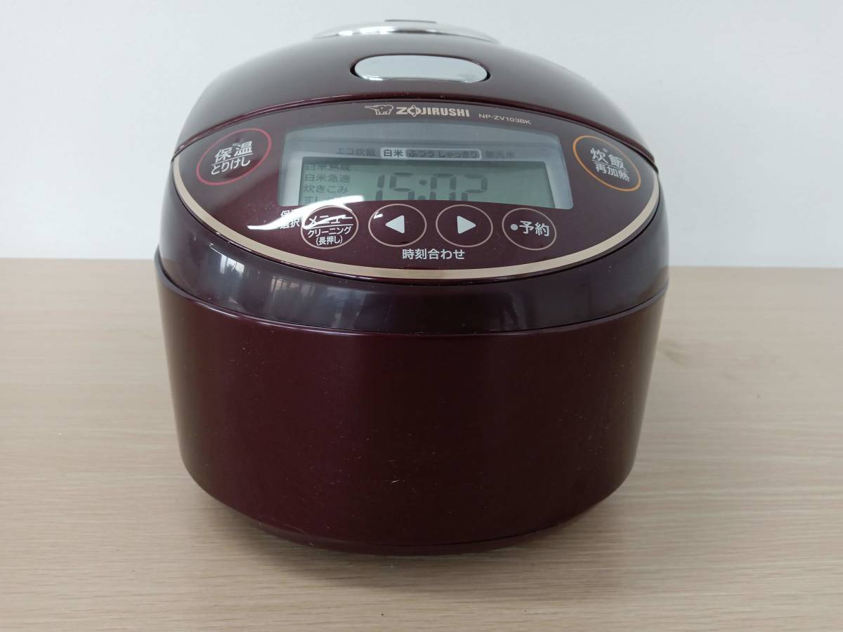 【傷や汚れあり】★【EM445】ZOJIRUSHI 象印 NP-ZV103BK 2021年製 圧力IH炊飯ジャ−の落札情報詳細 - Yahoo!オークション落札価格検索 オークフリー