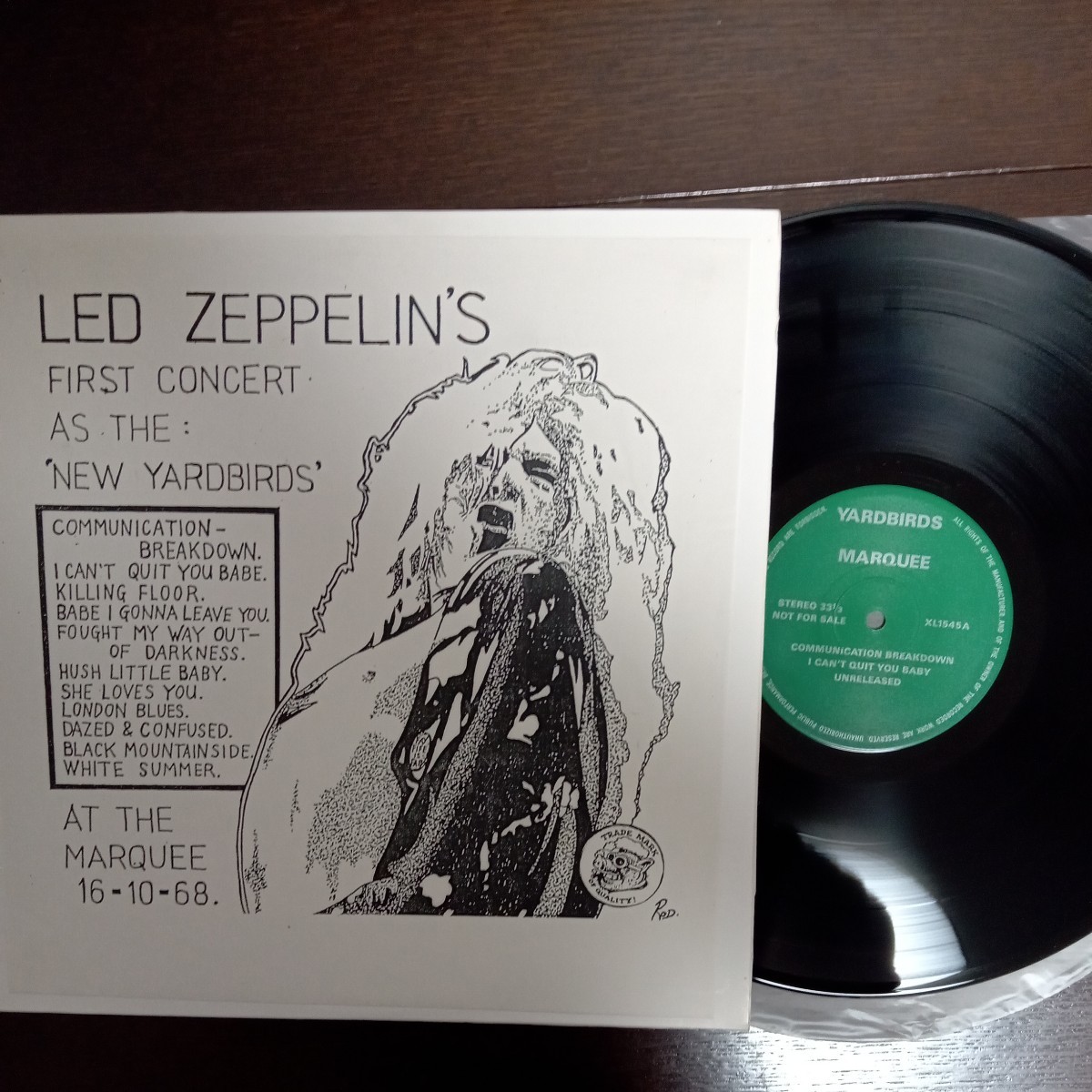 【目立った傷や汚れなし】led zeppelin first concert new yardbirds at the marquer レッド ...