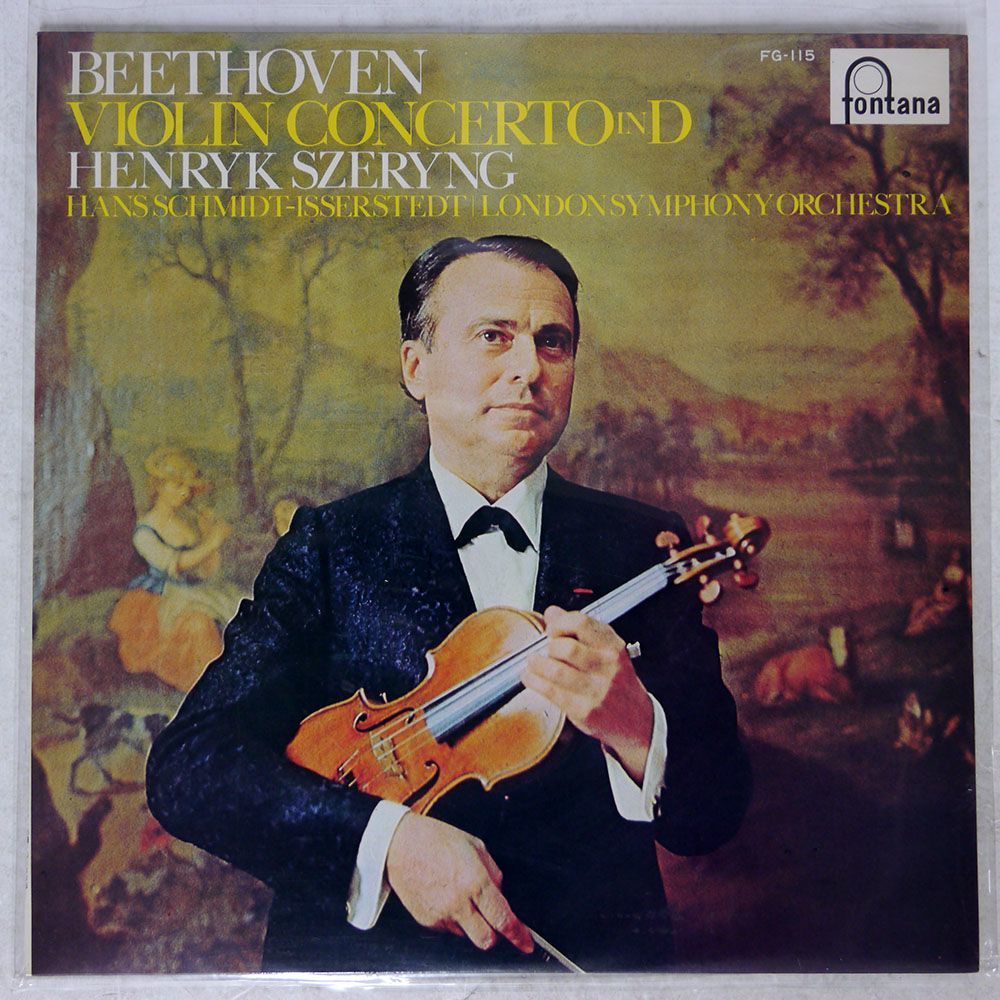 【やや傷や汚れあり】ペラ ヘンリック・シェリング/ベートーヴェン：ヴァイオリン協奏曲 作品16/FONTANA FG-115 LPの落札情報詳細 - Yahoo!オークション落札価格検索 オークフリー