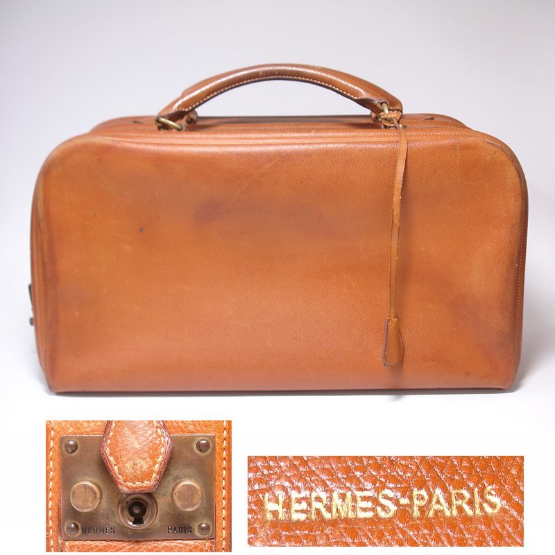 【目立った傷や汚れなし】慶應 【xmas特別sale】エルメスhermes サックアンヴィ45 ゴールド Z刻印 1970年製 愛すべき