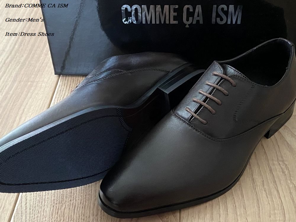 【未使用】新品 COMME CA ISM コムサイズム プレーントゥドレスシューズ 17ブラウン 25.0cm 85ZY02 定価18,900円の落札情報詳細 - ヤフオク落札価格検索 オークフリー