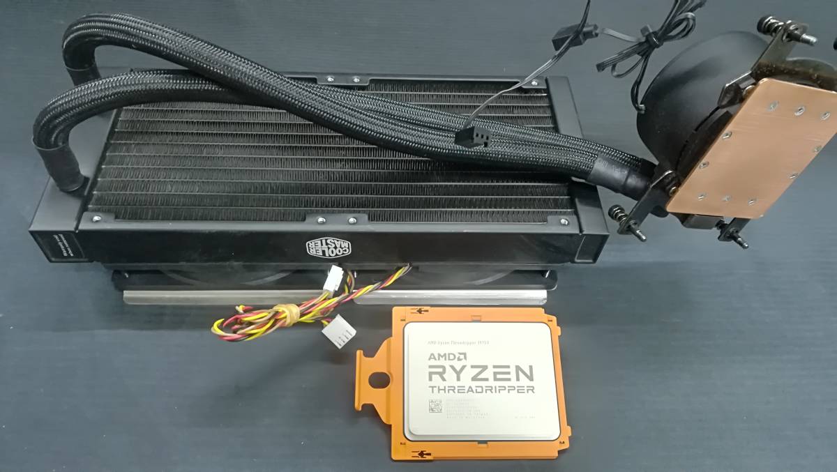 【やや傷や汚れあり】【動作品♪】AMD Ryzen Threadripper 3970X 32コア/64スレッド 3.7GHz CPU ...