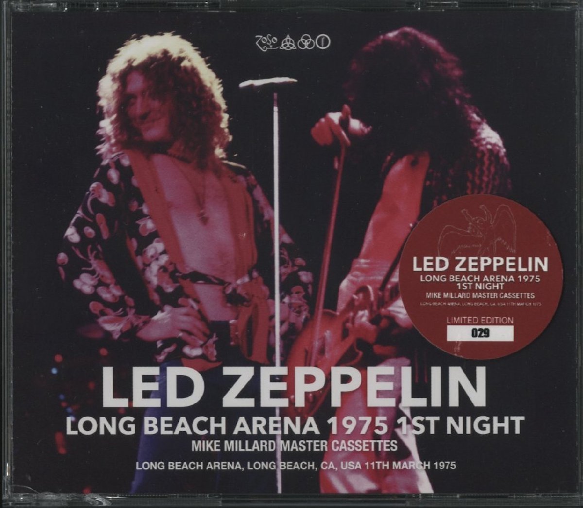 LED ZEPPELIN - LONG BEACH ARENA 1975: MIKE MILLARD UNMARKED 1ST GEN ...