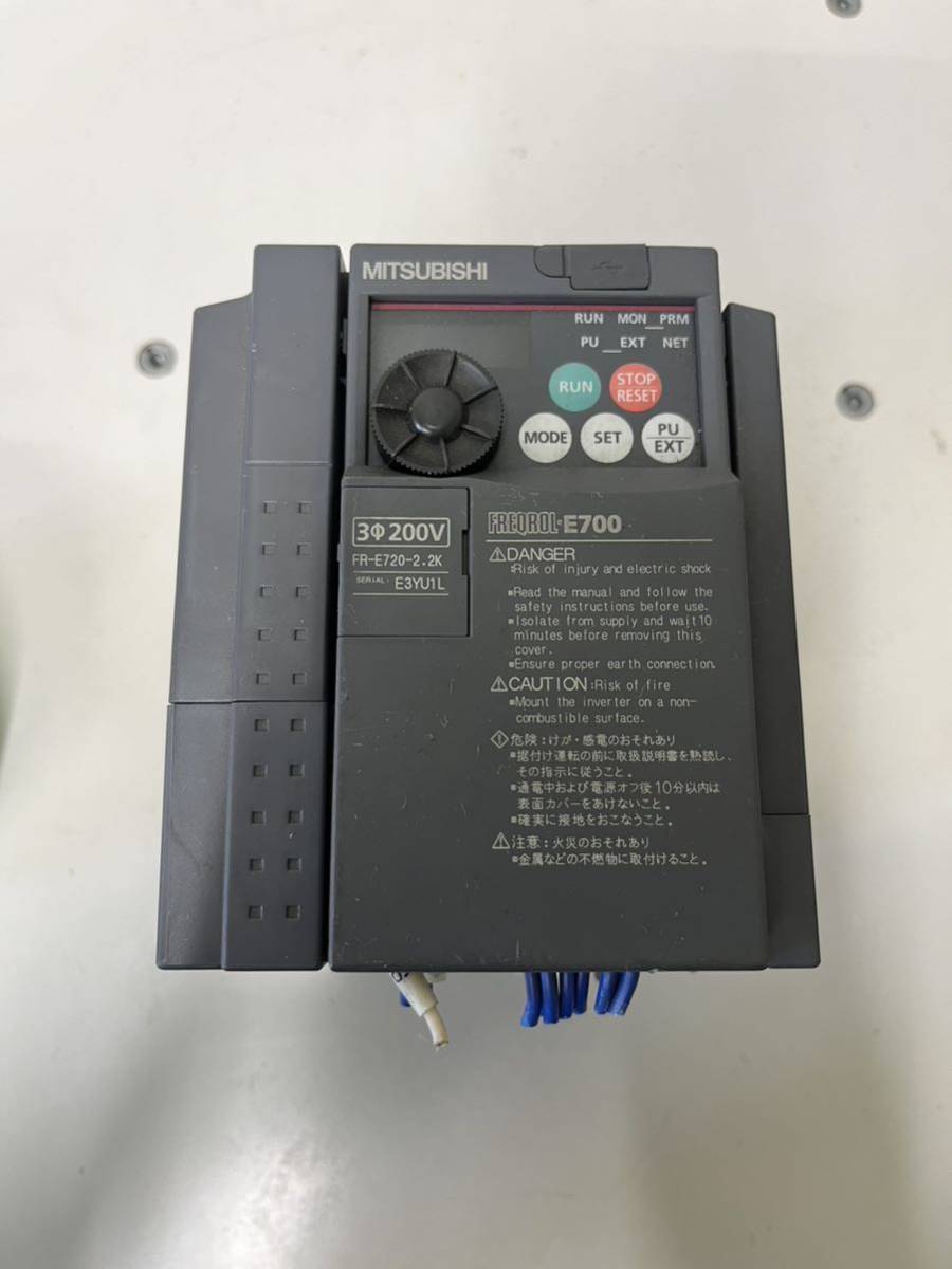 【未使用】FR-E720-0.2K 2023年製 インバータ FREQROL-E700シリーズ 三相200V 三菱電機 インバーターの落札情報 ...