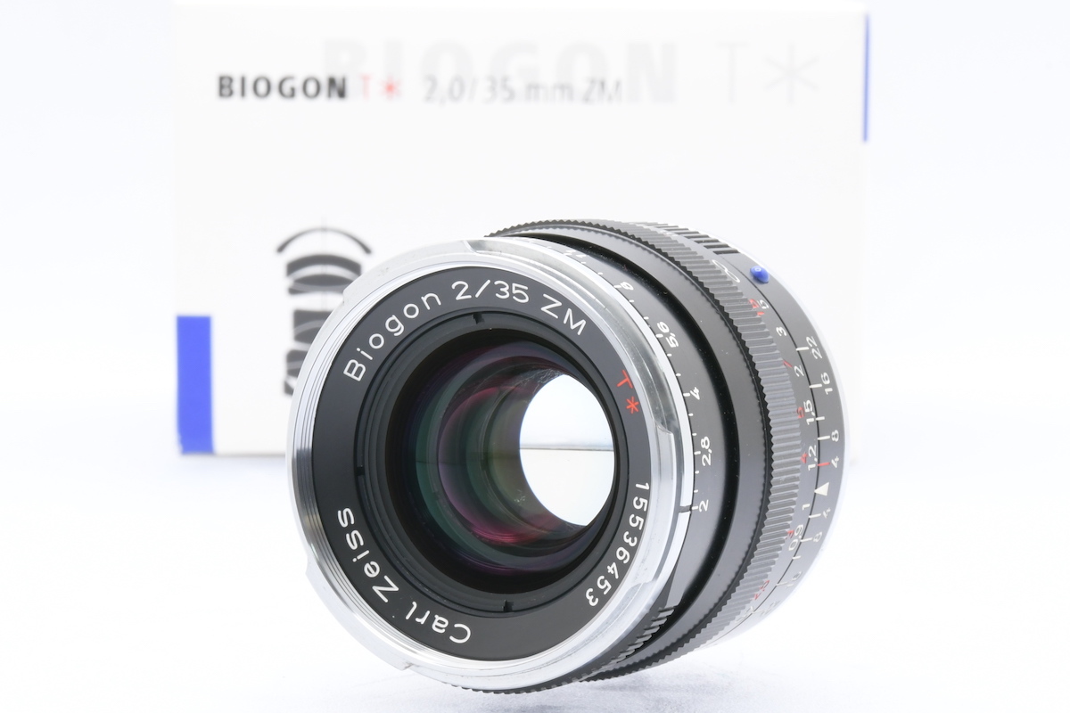 【目立った傷や汚れなし】【超美品】Carl ZEISS Biogon 28mm F2.8 ZM T＊ Mマウント カールツァイス ビオゴン ...