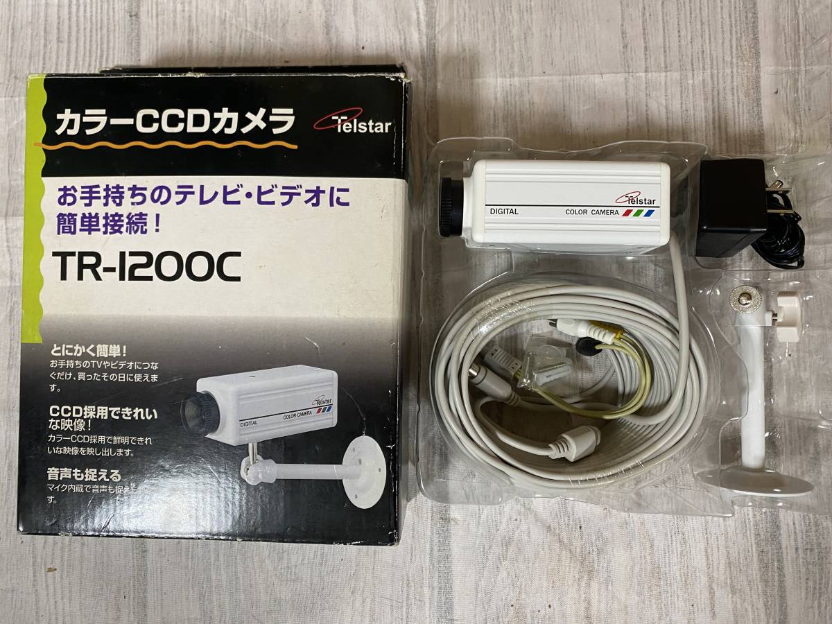 赤外線投光器内蔵 1/4型カラーCCDカメラ TR-203C（コロナ電業）小型防犯カメラ ★軒下使用可★の落札情報詳細 - ヤフオク落札価格 ...