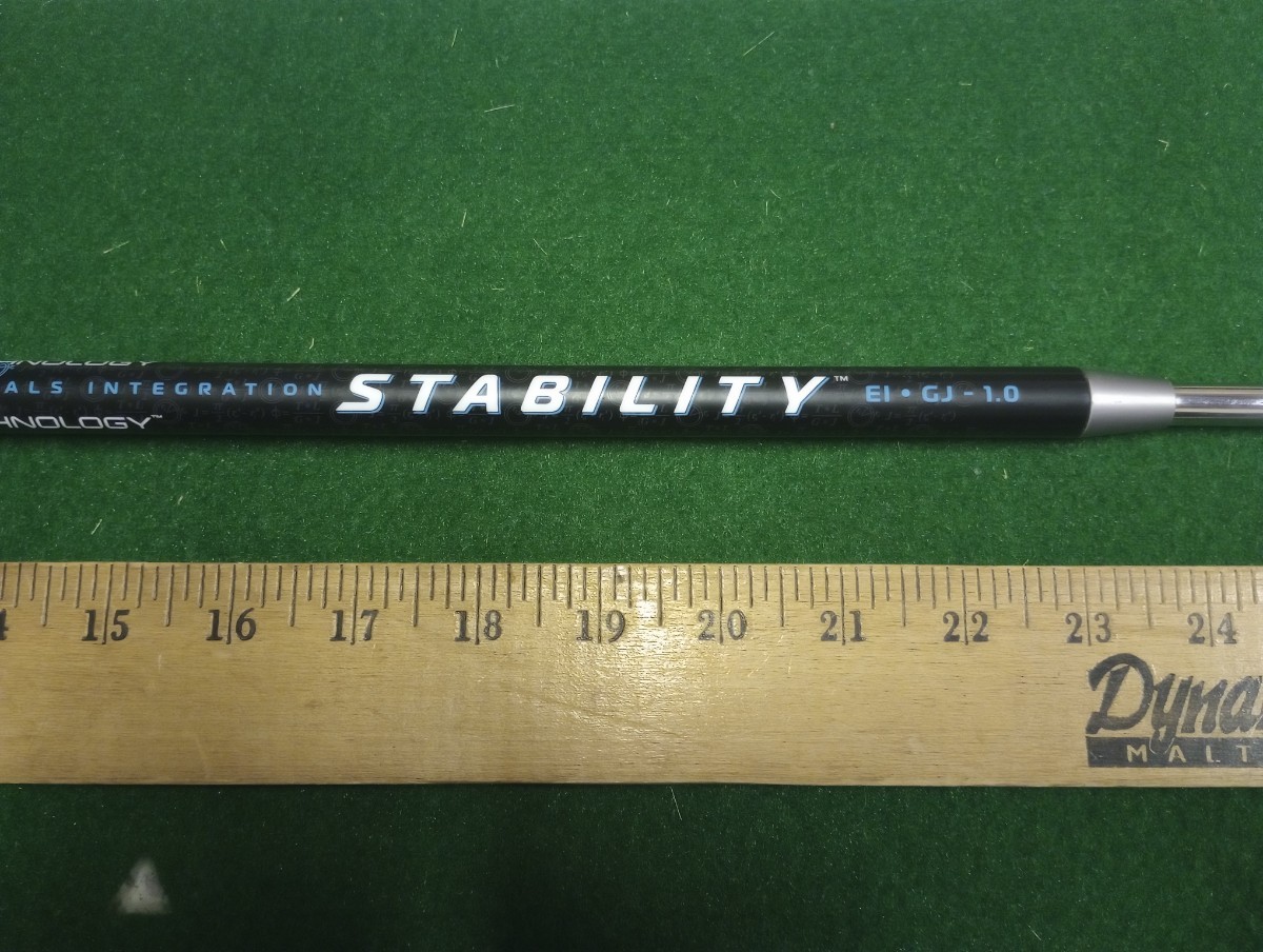 【やや傷や汚れあり】パター用高性能シャフト スタビリティシャフト STABILITY SHAFT EI・GJ-1.0 BGT GOLF ...