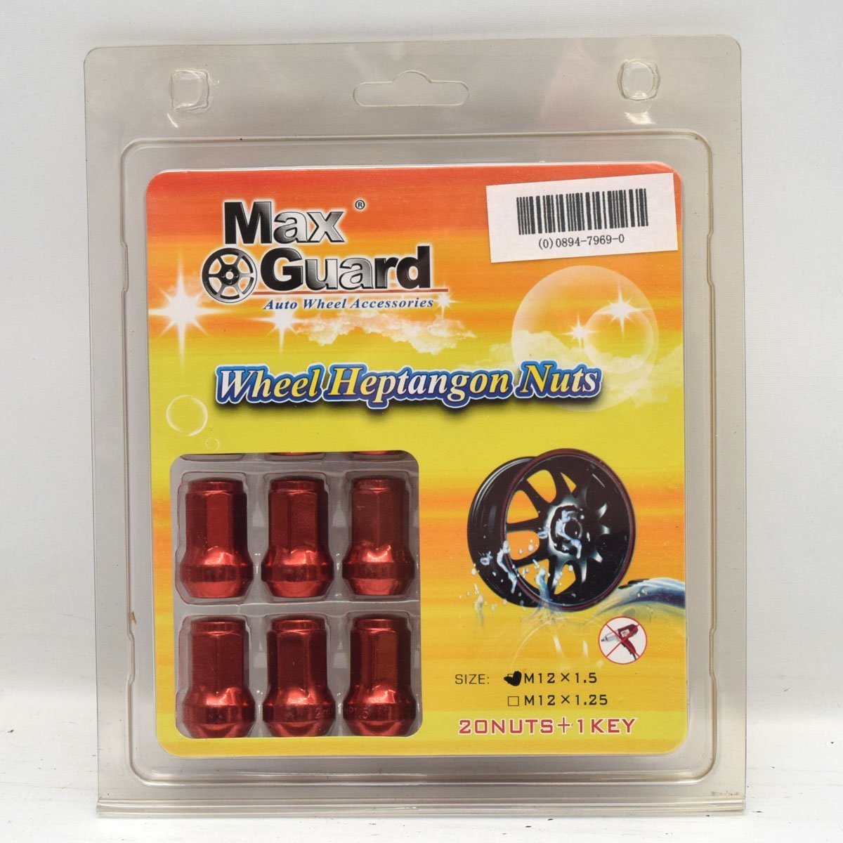 【未使用】【未使用品】MaxGuard ホイールヘプタゴンナット ロックナット M12×P1.5 7角 [S207103]の落札情報詳細 - ヤフオク落札価格検索 オークフリー