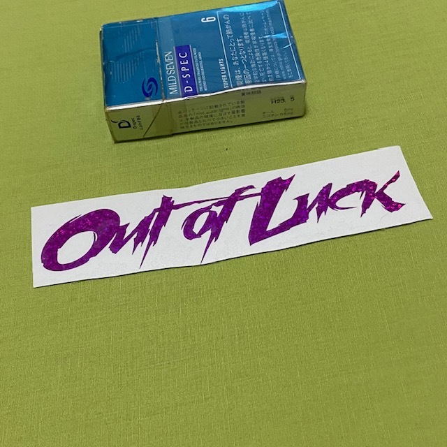 【未使用】Out of Luck ★CLUB SUPPORTER★ラズベリーグリッター★抜きステッカー★ アウトオブラック USDMの落札情報 ...