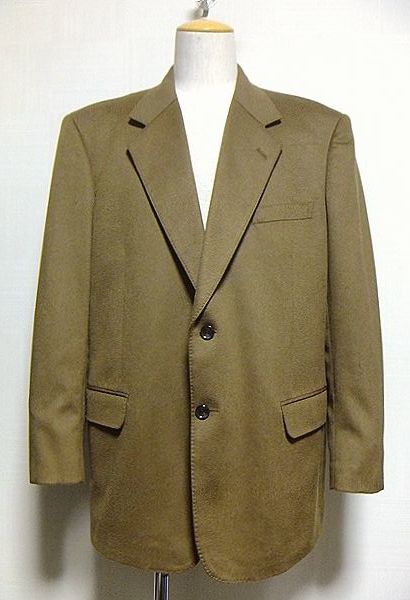 【目立った傷や汚れなし】美品:MAGKAISER.カシミヤ 100％ 2B テーラードジャケット 102BE7(XL-XXL位/ビッグサイズ ...