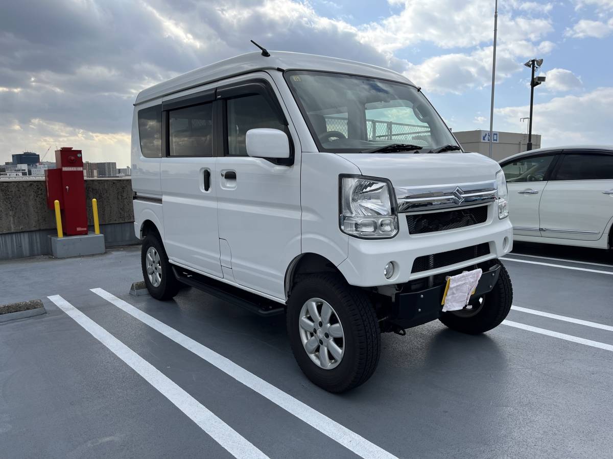 【走行距離 117,000 km】エブリィ DA17V 希少5速ターボ 4WD 4インチリフトアップ リアLSD装着 8インチナビ バックカメラ ETC付の落札情報詳細 - Yahoo ...