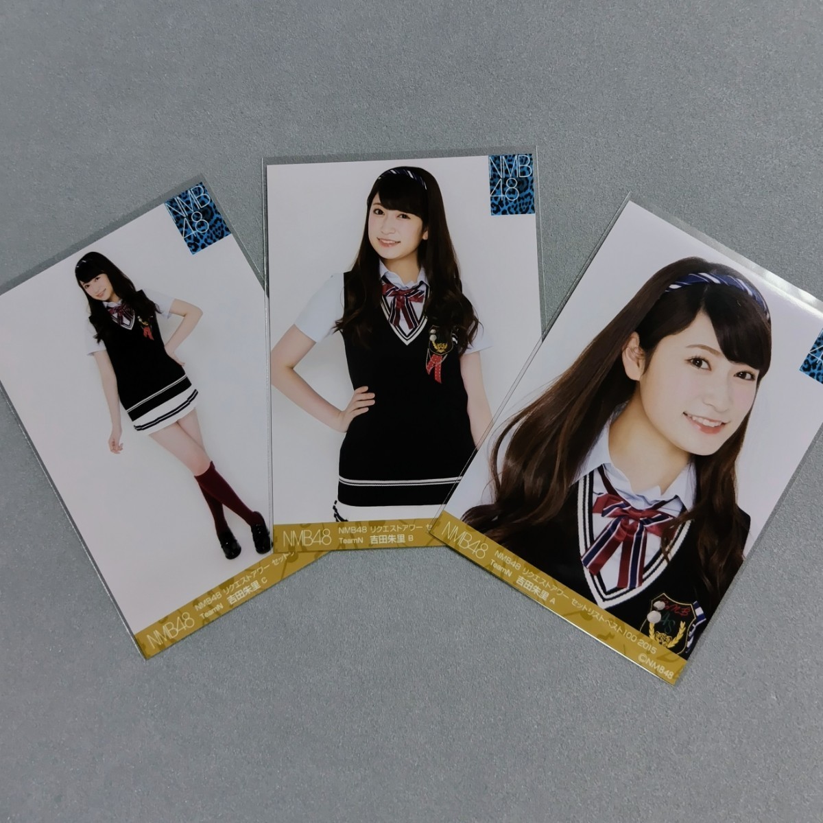 【目立った傷や汚れなし】nmb48 吉田朱里 リクエストアワー セットリスト ベスト100 2015 生写真 3枚セットの落札情報詳細