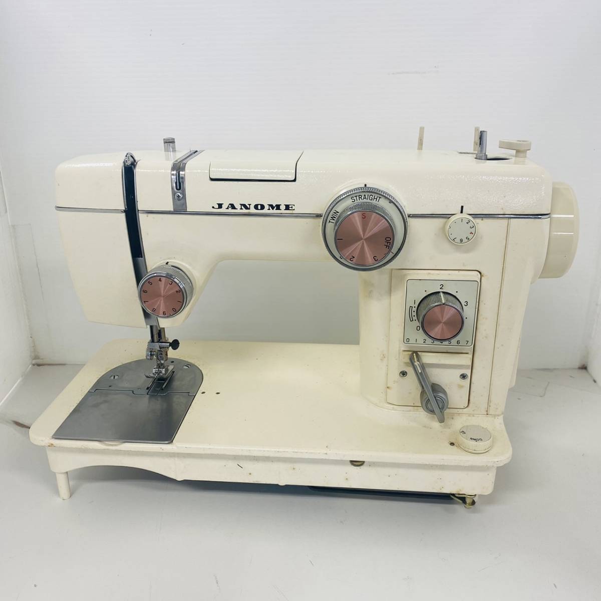 【傷や汚れあり】14532/JANOME model 802 ミシン ジャノメ 裁縫 手芸 ハンドクラフト 手工芸 アンティークの落札情報詳細 ...