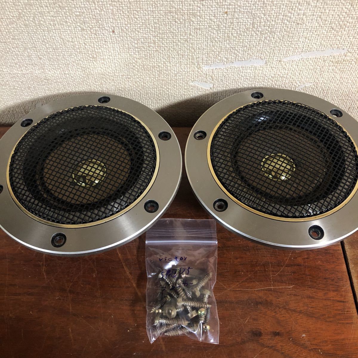【やや傷や汚れあり】冒険価格！Victor ビクター スピーカー SP-ED5 creation D5 3wayスピーカー スコーカー ペア ...