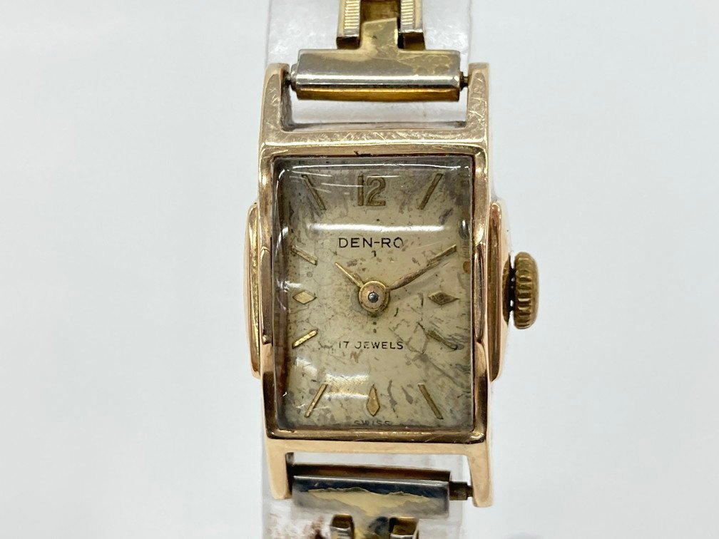【全体的に状態が悪い】DENRO K18 レディース腕時計 ベルト社外【CAAN8041】の落札情報詳細 - Yahoo!オークション落札価格 ...