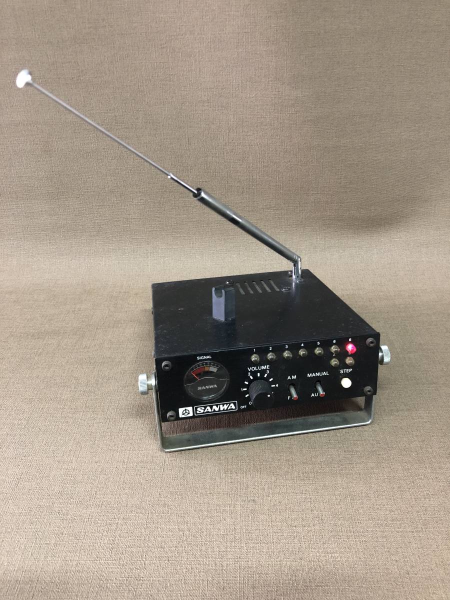 【傷や汚れあり】通電ジャンク品☆WAVE CATCHER☆SANWA/三和電気製作所☆Rx-603☆受信周波数27.40MHz AM・FM ...