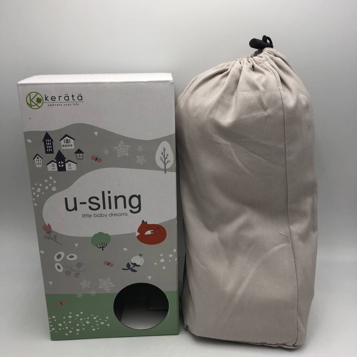 【目立った傷や汚れなし】ケラッタ u-sling ベビースリング 新生児 から成長に合わせて使える6WAY 抱っこひも 横抱き (パールグレー)/Y14700-T1の落札情報詳細 - ヤフオク ...