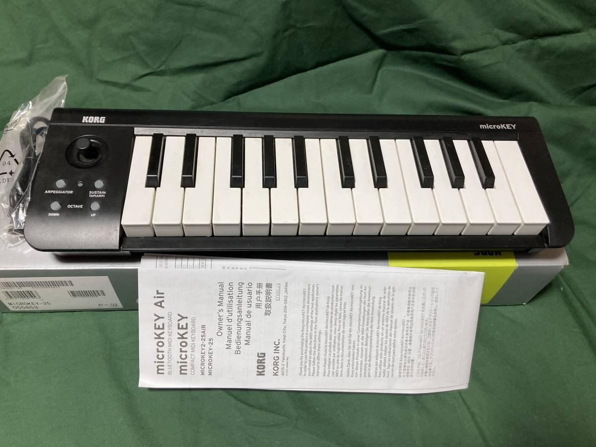 【目立った傷や汚れなし】KORG MICROKEY-25 MIDIキーボード USB 25鍵 美品の落札情報詳細 - ヤフオク落札価格検索 オークフリー