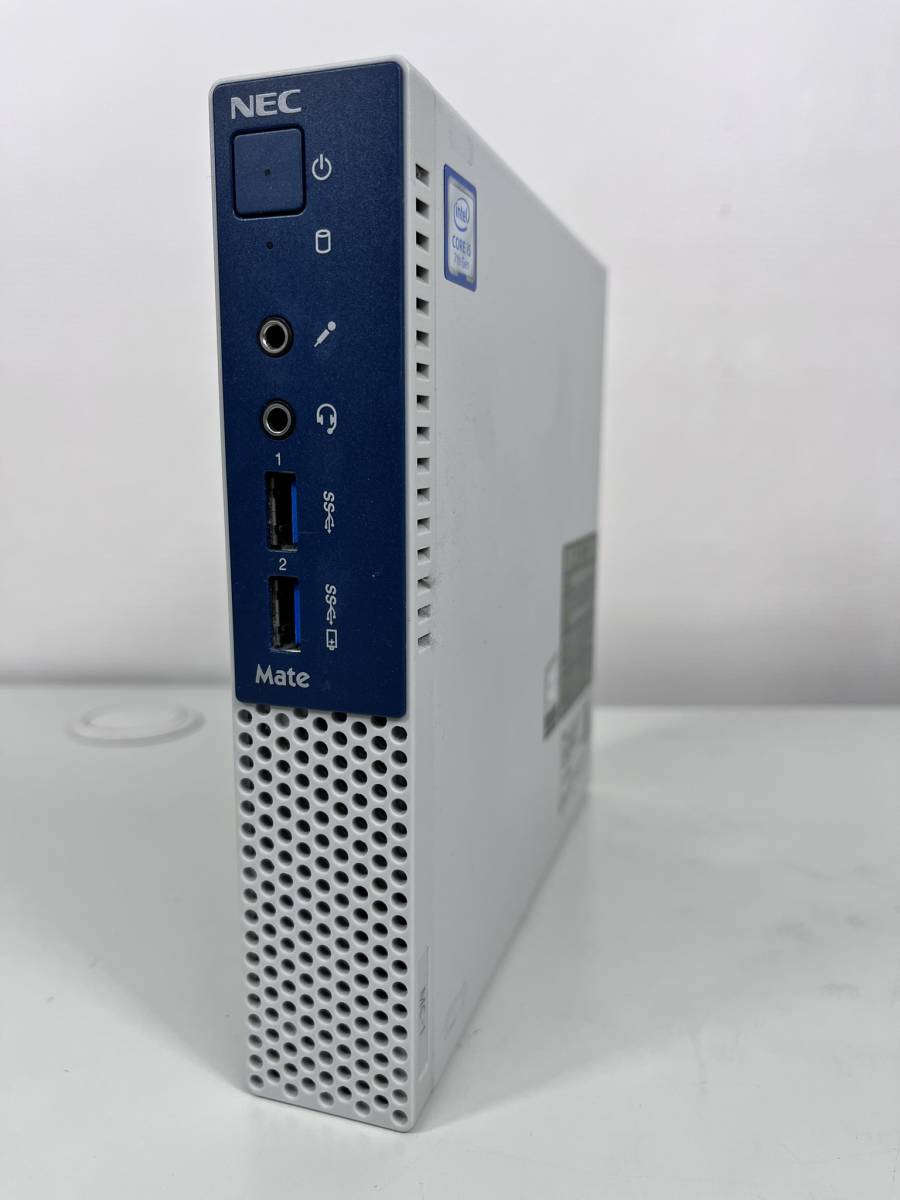 【目立った傷や汚れなし】【超小型／爆速】 NEC Mate MC-1 /Core i5-7500T 2.7GHz/8GB/M.2 SSD 256GB/Windows10 Pro 64bit ...