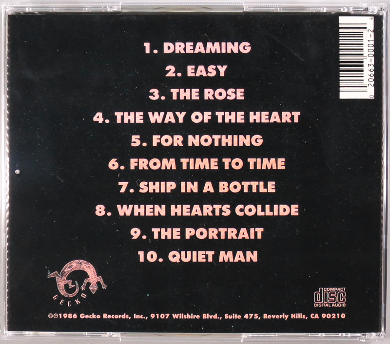 【やや傷や汚れあり】(CD) Amanda McBroom 『Dreaming』 輸入盤 Gecko Records アマンダ・マクブルーム ...