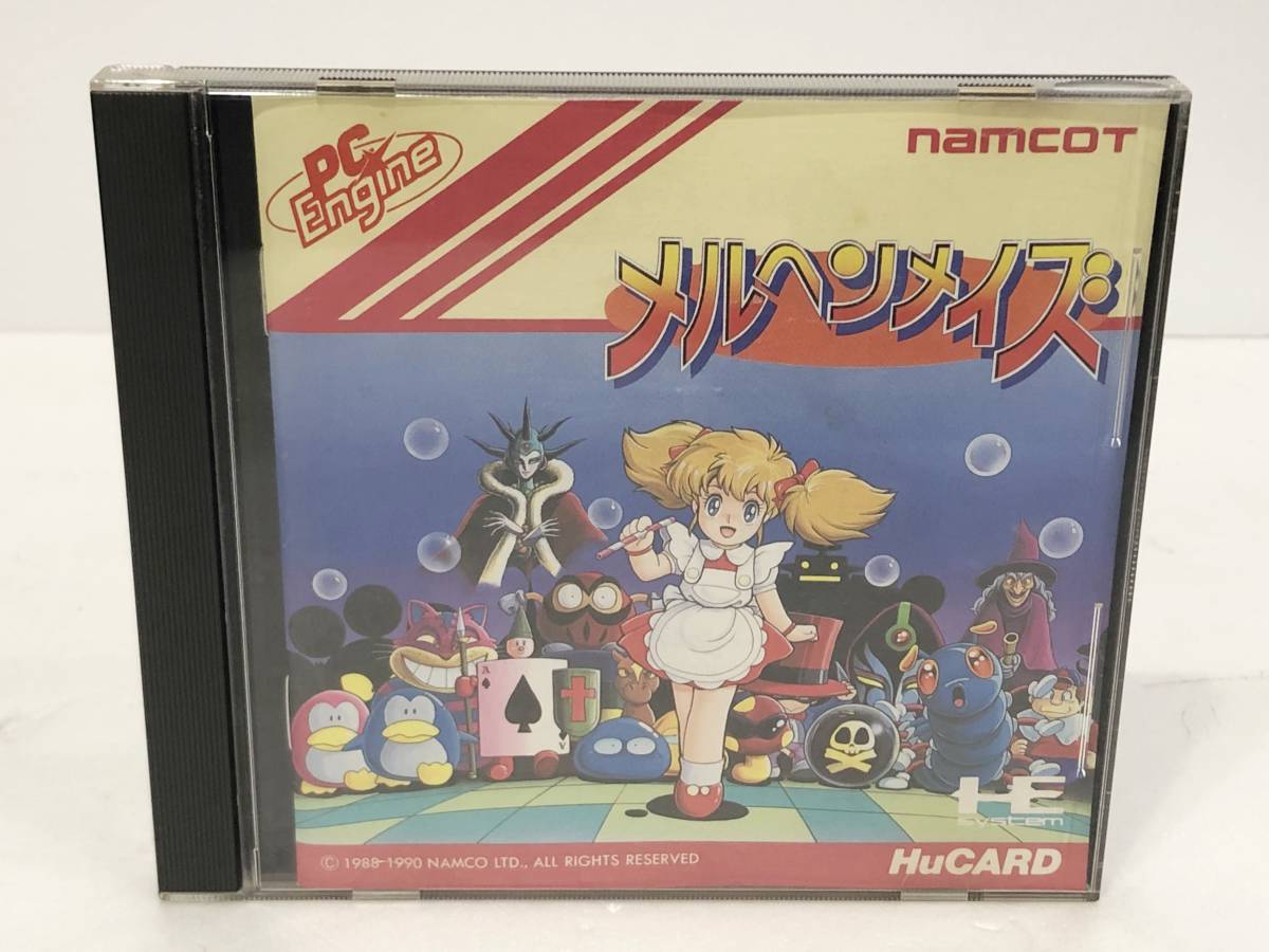 【やや傷や汚れあり】PC Engine PCエンジン HuCARD Huカード ソフト namcot ナムコ メルヘンメイズ 取説/保存ケース ...