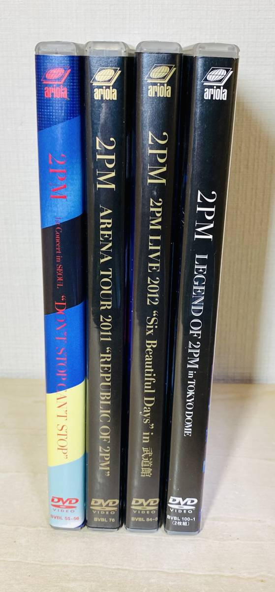 【やや傷や汚れあり】 送料無料 2PM ライブ DVD 4枚セット (ほぼ2枚組) ジュンケイ ニックン テギョン ウヨン ジュノ チャンソン Jun.K LEE JUNHOの落札情報詳細 ...