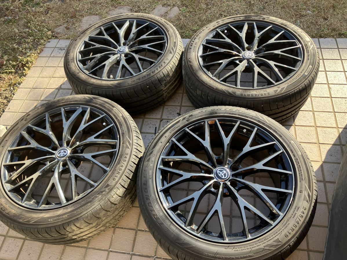 【全体的に状態が悪い】1000円売り切り WEDS LEONIS MX 19in 8J +35 PCD114.3 5穴SPORTEX TSH11 245/45R19 アルファード 中古品の落札 ...