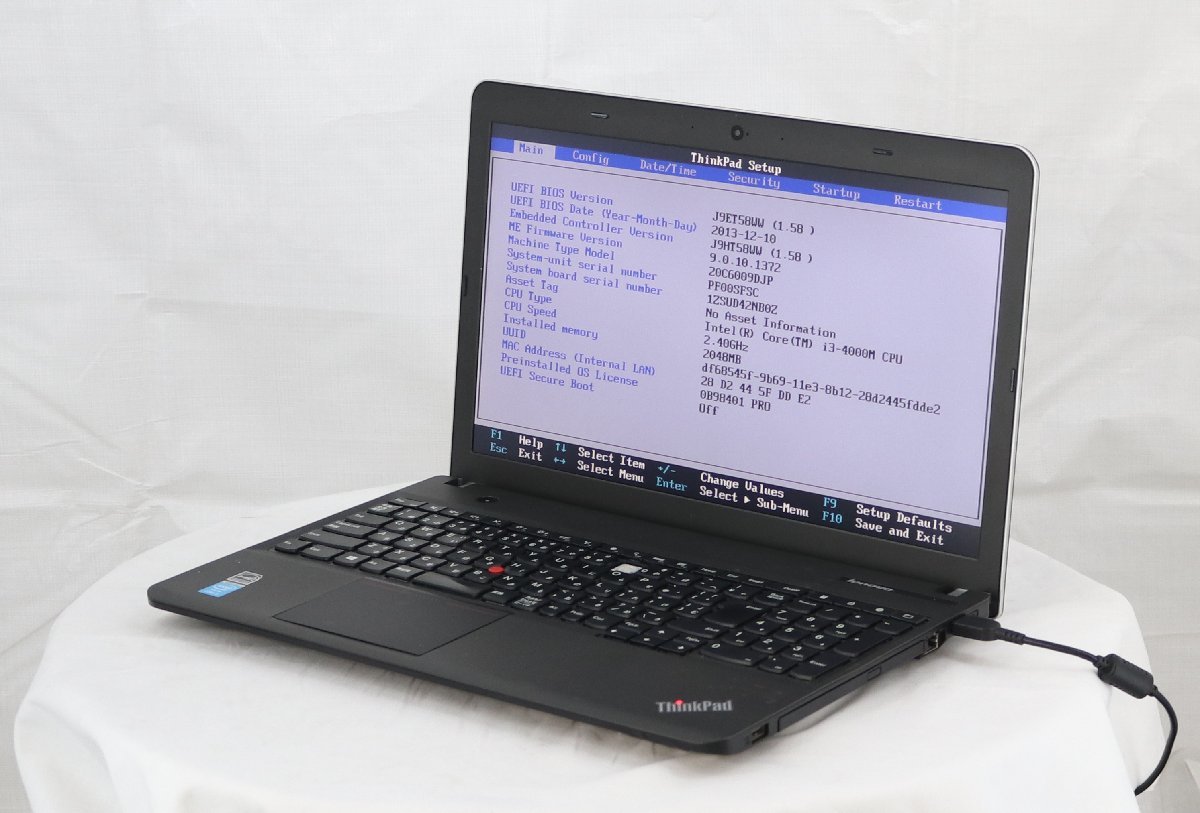 【傷や汚れあり】lenovo 20C6-009DJP ThinkPad E540 Core i3 4000M 2.40GHz 2GB 現状品の落札情報詳細 - ヤフオク落札価格検索 オークフリー