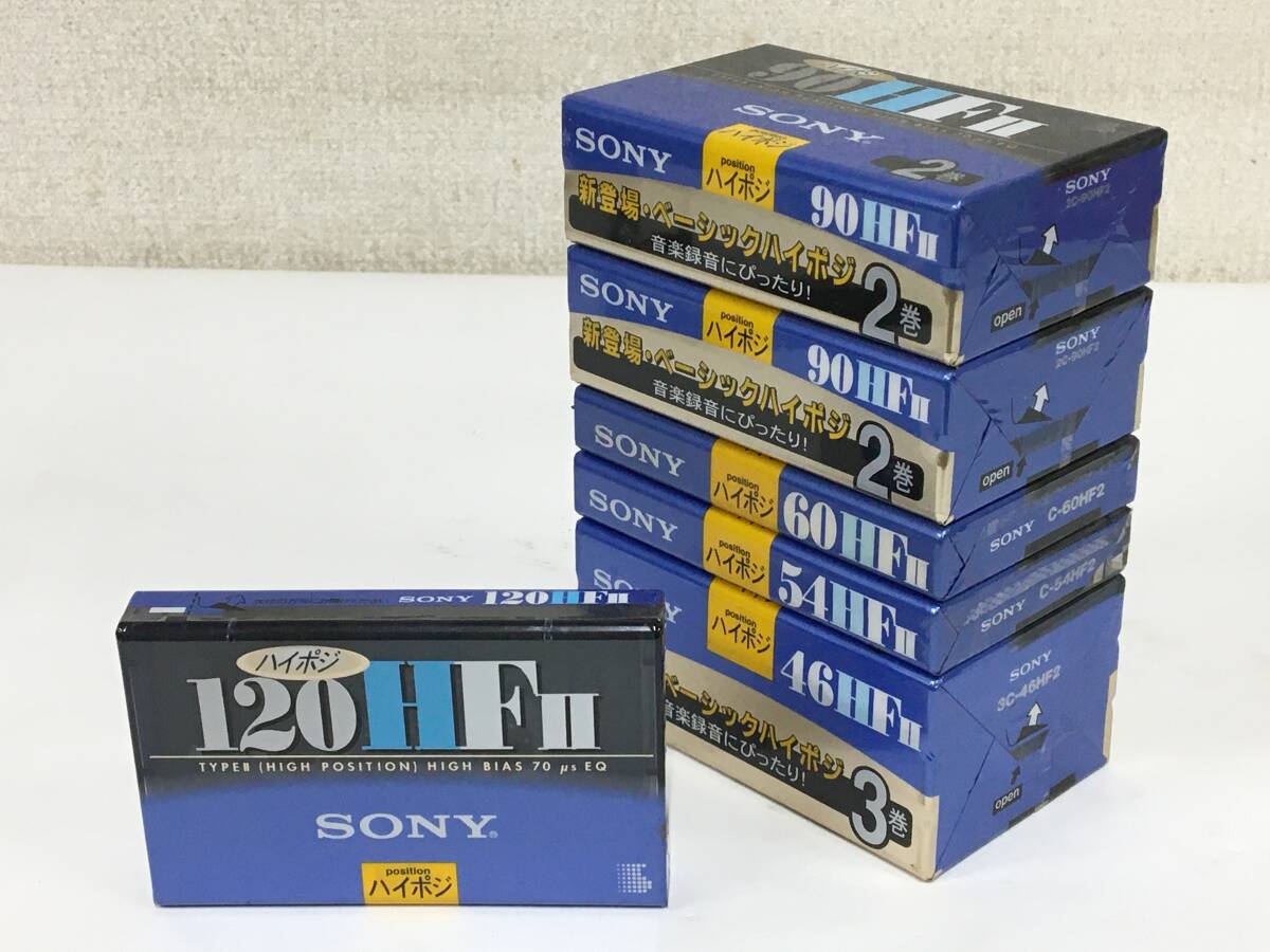 【未使用】★☆ク178 未開封 カセットテープ SONY HIGH POSITION HIGH FIDELITYⅡ 120HFⅡ 他 10本セット☆★の落札情報詳細 - Yahoo ...