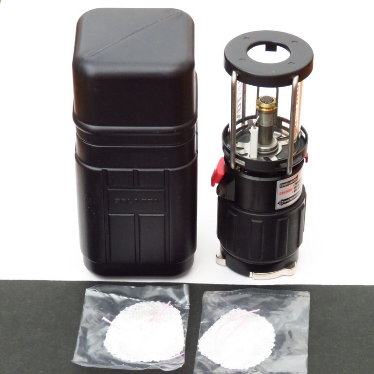 【未使用】ブラントン BRUNTON (米国) キャンプ用品 ガスランタン ガスランプ キャンプライト GLORB マントル(未開封2枚付属 ...