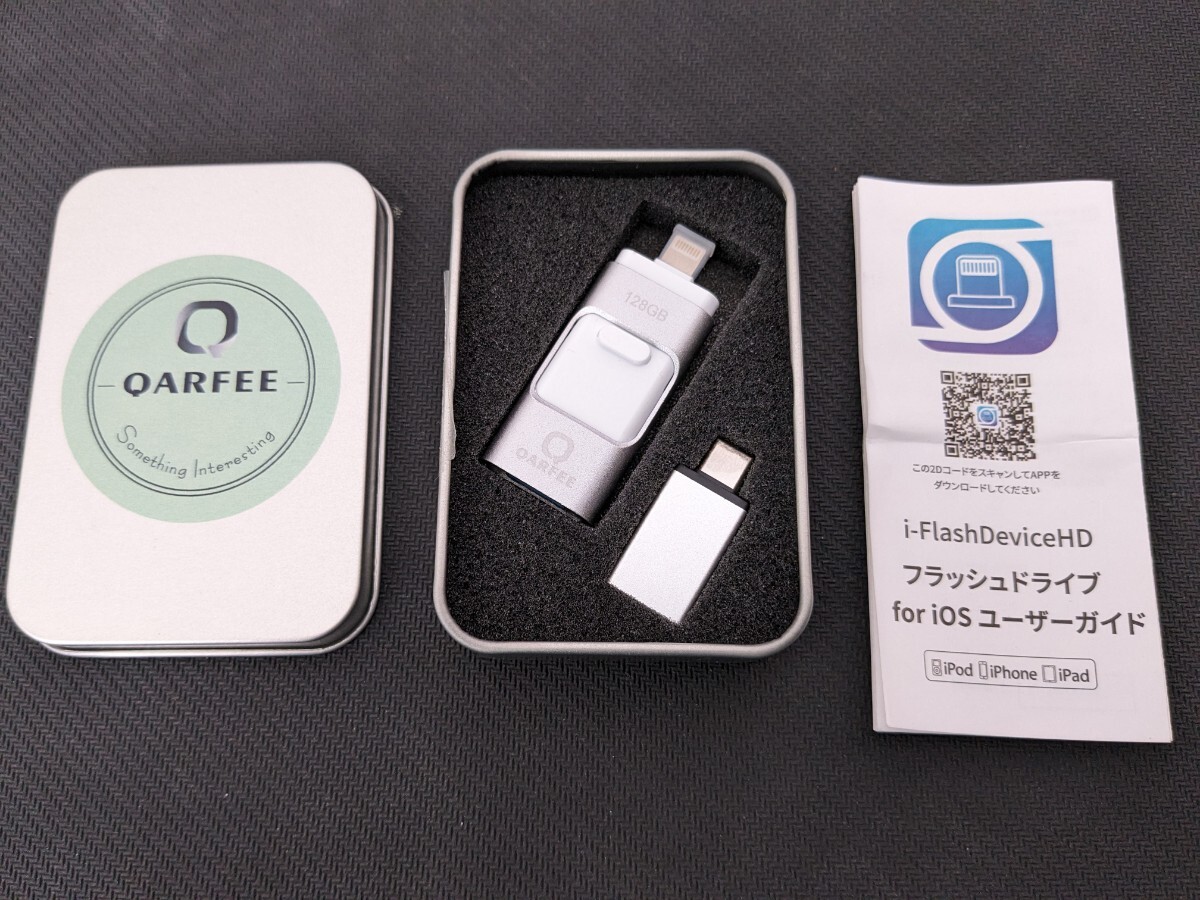 【やや傷や汚れあり】0603u0917 QARFEE USBメモリ 128GB 4IN1 USB3.0＆Type-C & microUSB & Lightningの落札情報詳細 - Yahoo ...