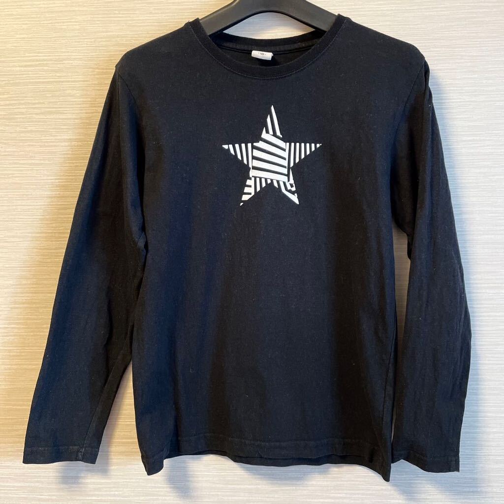 【やや傷や汚れあり】160 devirock デビロック ロングTシャツ 長袖Tシャツ 黒 ブラック 星柄の落札情報詳細 - ヤフオク落札価格検索 オークフリー