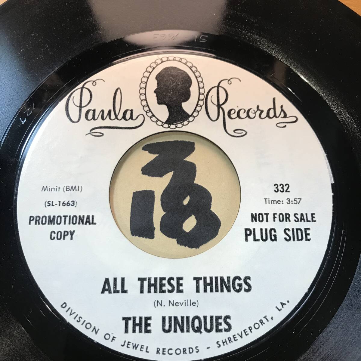 【未使用に近い】試聴 THE UNIQUES ALL THESE THINGS 両面NMの落札情報詳細 - Yahoo!オークション落札価格 ...