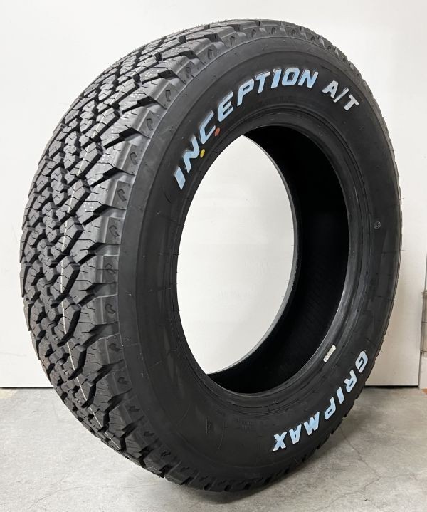 【未使用】年度落ち限定売り切り特価! GRIP MAX インセプション A/T ホワイトレター 2022年製造 215/75R15 100S ...